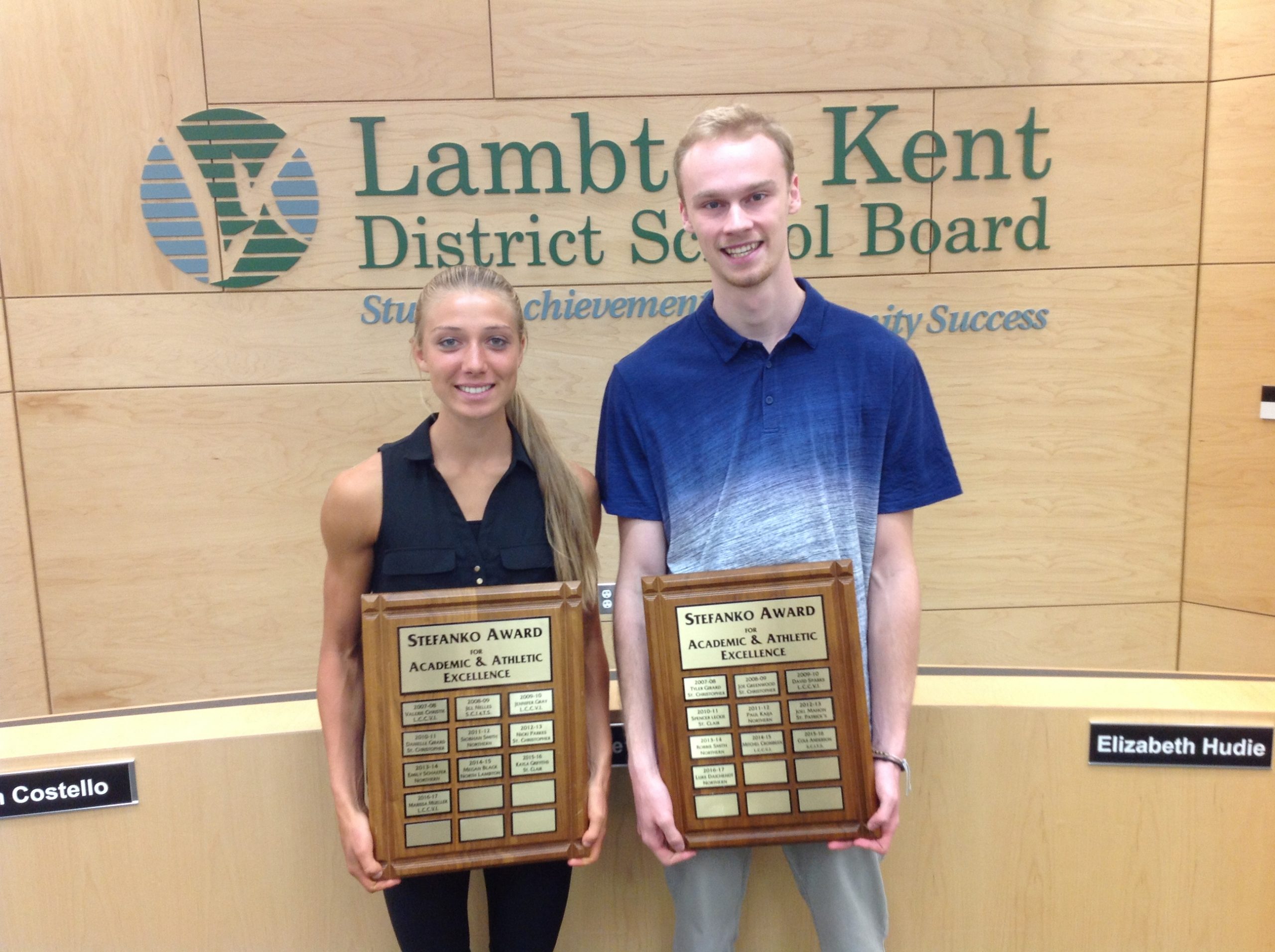Stefanko Award Winners – Chatham-Kent Sports Network
