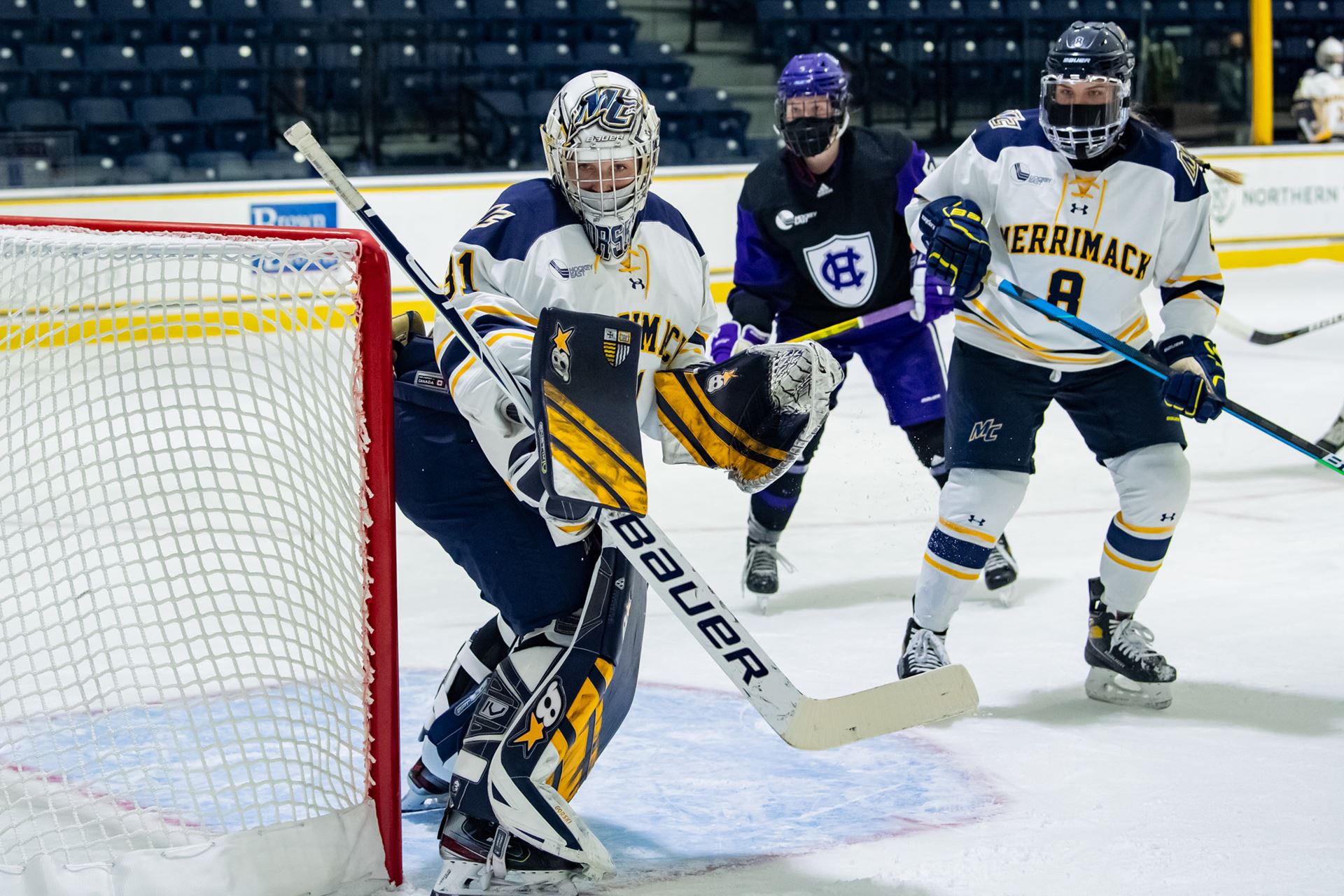 Gorski Makes 44-Saves In Merrimack Win